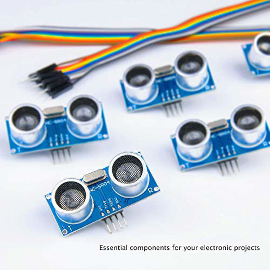 GetUSCart- ELEGOO 5PCS HC-SR04 Ultrasonic Module Distance Sensor ...