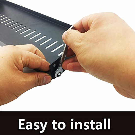 GetUSCart- Jingchengmei (2 Pack) 1U Vented Server Rack Mount Shelf ...