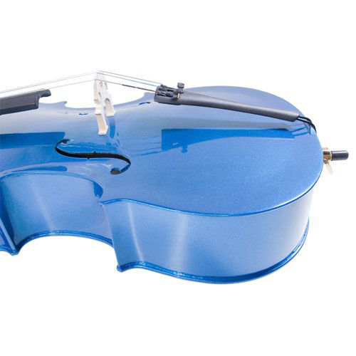 GetUSCart- Cecilio 4/4 CCO-Blue Student Cello Outfit in Metallic Blue ...