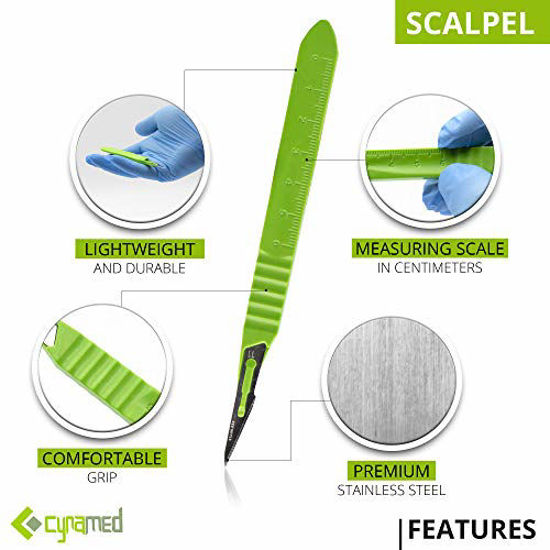 GetUSCart- Cynamed # 11 Disposable Scalpel with Plastic Handle ...