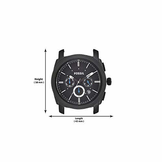 GetUSCart- Fossil Men's Machine Chrono Quartz Stainless Chronograph ...