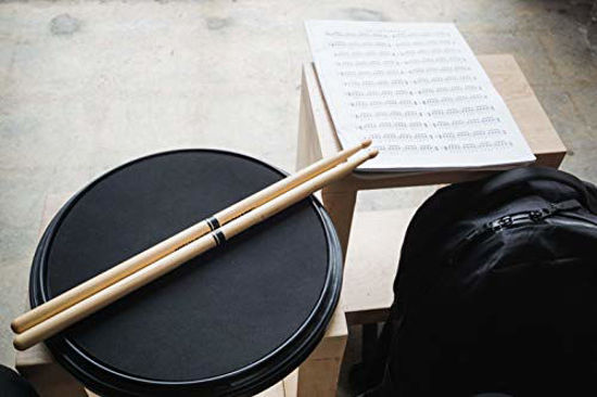 GetUSCart- The 12-inch Double Sided Premium Practice Drum Pad, 3-in-1 ...