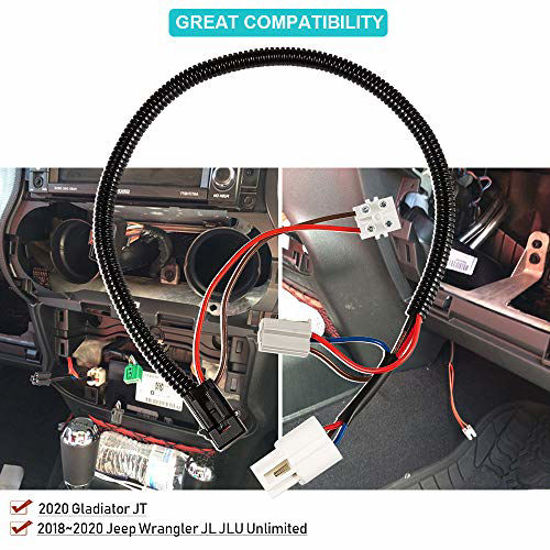 GetUSCart- 12 Volt Power Adapter Fit for 2018 2019 2020 2021 Jeep ...