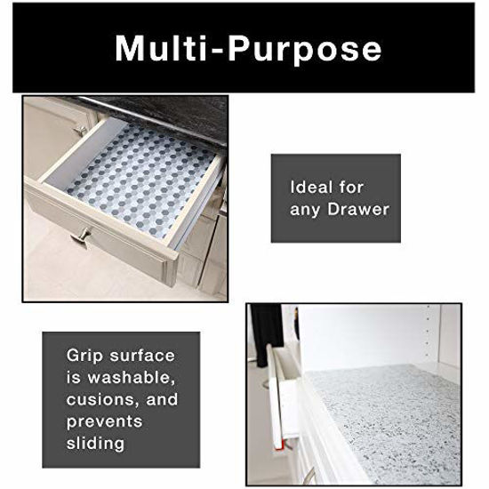 GetUSCart- Smart Design Shelf Liner Bonded Grip - (12 Inch x 10 Feet ...