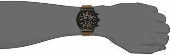 GetUSCart- Timex Men?s T49905 Expedition Field Chronograph Black/Brown ...