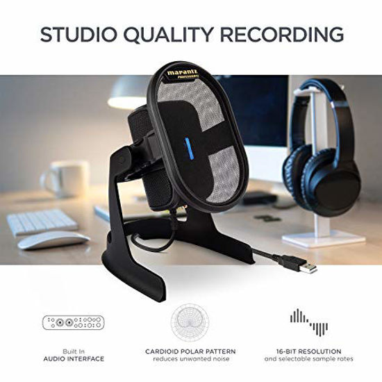 GetUSCart- Marantz Professional Umpire - USB Microphone For Recording ...