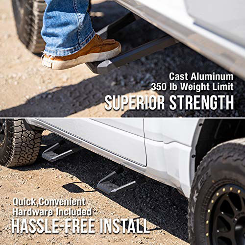 GetUSCart- Bully BBS-5002-2 4-Pack Universal Aluminium Side Steps in ...