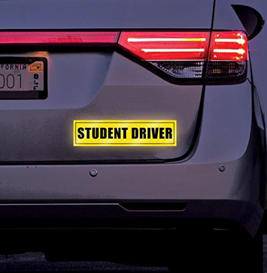 GetUSCart- TOTOMO Student Driver Magnet Sticker - (Set of 3) 12"x3 ...