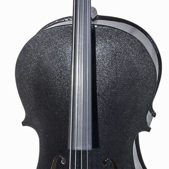 GetUSCart- Cecilio 4/4 CCO-Black Student Cello Outfit in Metallic Black ...
