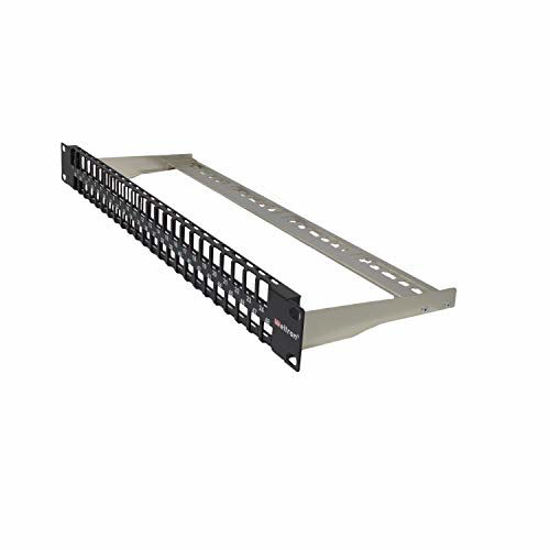 GetUSCart- 48 Port Blank HD Rack Mount Patch Panel - Design to Work ...