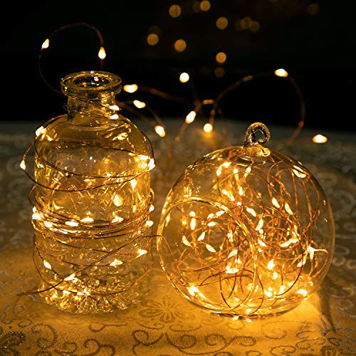 GetUSCart- 200 Led Fairy Lights 66Feet Starry String Lights Waterproof ...
