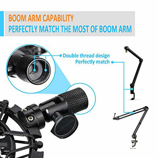 GetUSCart- Blue Yeti Shock Mount, Alloy Shockmount Reduces Vibration ...