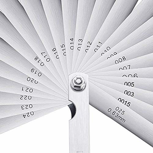 GetUSCart- Stainless Steel Feeler Gauge Dual Marked Metric and Imperial ...