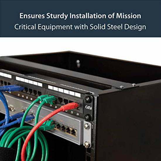 GetUSCart- StarTech.com 12U Wall Mount Patch Panel Bracket - 12 Inch ...