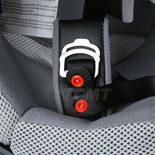 GetUSCart- TCMT Dot Youth & Kids Motocross Offroad Street Helmet Black ...