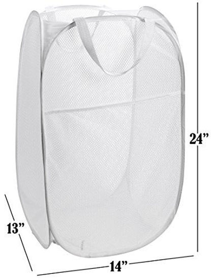 GetUSCart- Mesh Popup Laundry Hamper - Portable, Durable Handles ...