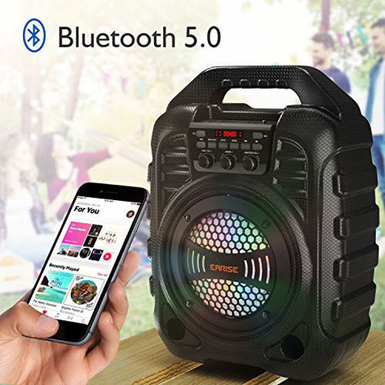 GetUSCart- EARISE T26 Pro Karaoke Machine with 2 Wireless Microphones ...