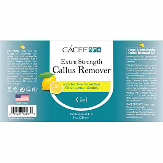 GetUSCart- Cacee Callus Remover for Feet 8oz, Gel Formula with Tea Tree ...
