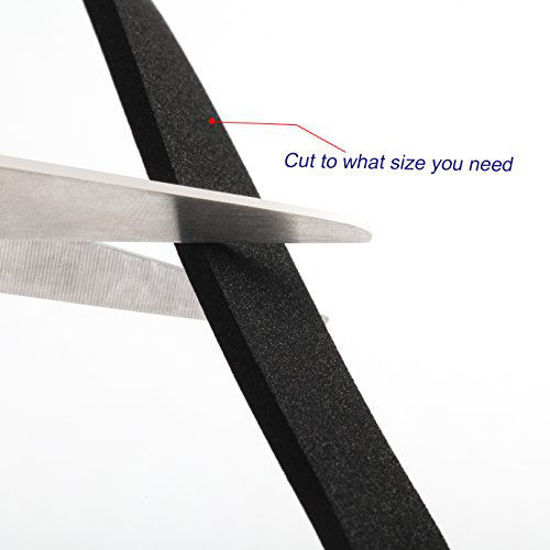 GetUSCart- Foam Weather Stripping-2 Rolls, 1 Inch Wide X 3/4 Inch Thick Adhesive Foam Tape ...