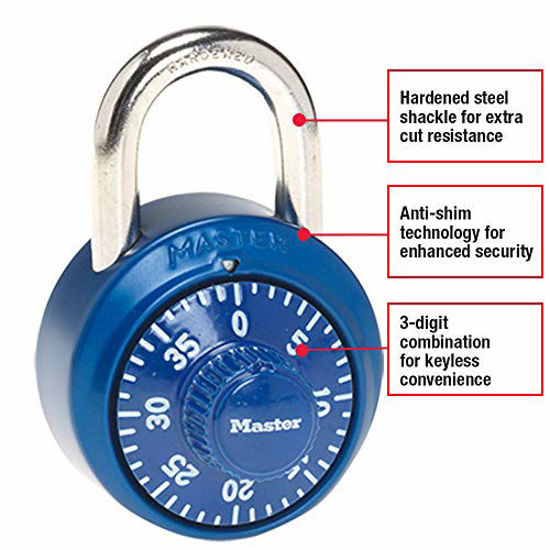 GetUSCart- Master Lock 1530DCM Locker Lock Combination Padlock, 1 Pack ...