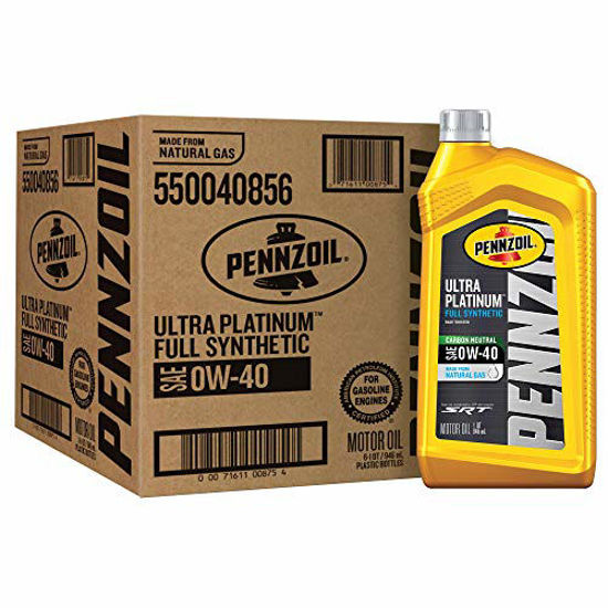 GetUSCart- Pennzoil Ultra Platinum Full Synthetic 0W-40 Motor Oil (1 ...