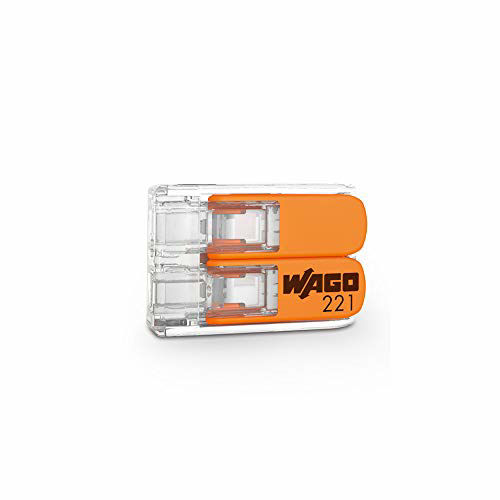 GetUSCart- Wago 221-412 2-Conductor Compact Splicing Connectors (Pack ...