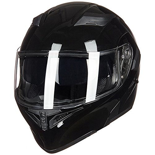 GetUSCart- ILM Motorcycle Dual Visor Flip up Modular Full Face Helmet ...