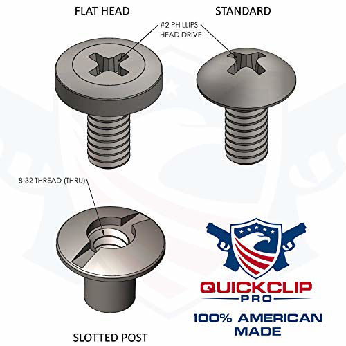 GetUSCart- Black Chicago Screw - Thru Hole Binding Post Kit 1/8, 1/4, 3 ...