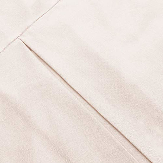 GetUSCart- AmazonBasics Pleated Bed Skirt - Queen, Blush Pink