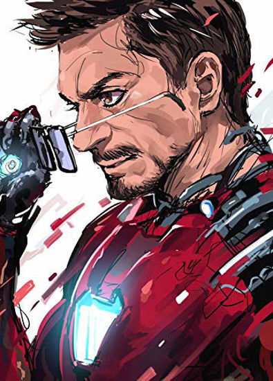 GetUSCart- Tony Stark Sunglasses Vintage Square Metal Frame Eyeglasses ...
