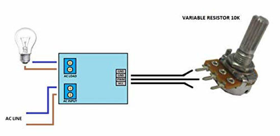 GetUSCart- PWM AC Voltage Dimmer 50/60Hz 80-240VAC for Arduino ...
