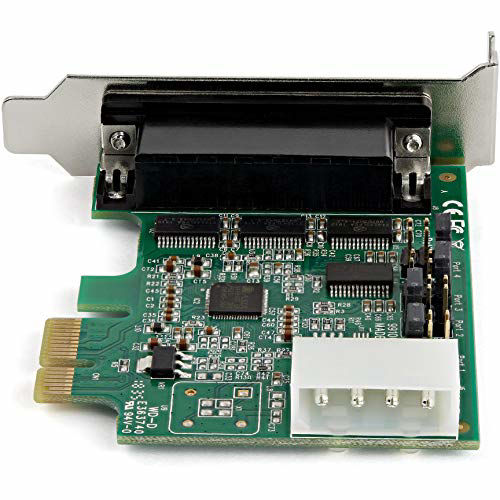 GetUSCart- StarTech.com 4-port PCI Express RS232 Serial Adapter Card - PCIe RS232 Serial Host ...