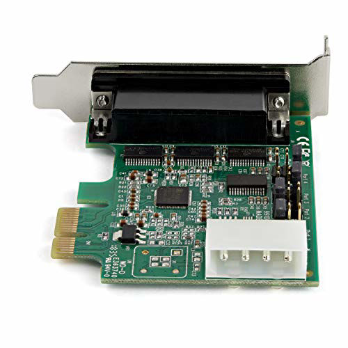 GetUSCart- StarTech.com 4-port PCI Express RS232 Serial Adapter Card - PCIe RS232 Serial Host ...