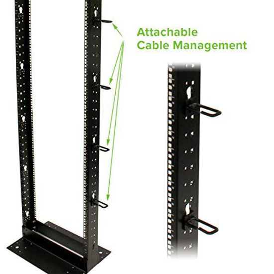 GetUSCart- NavePoint 25U Professional 2-Post IT Open Frame Server ...