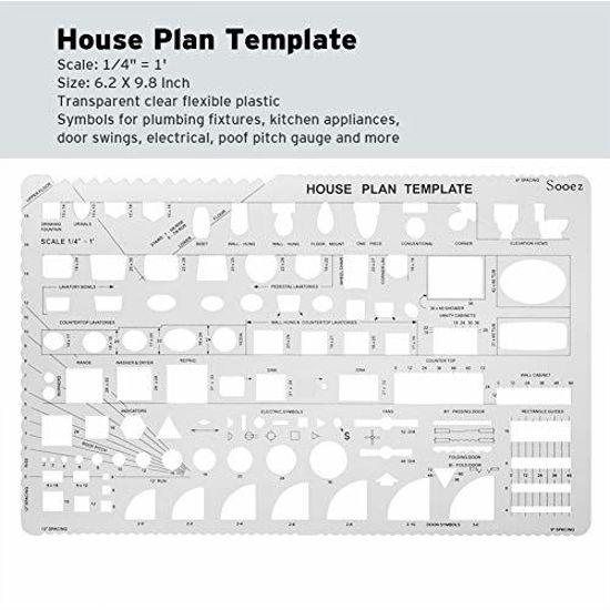GetUSCart- Sooez Architectural Templates, House Plan Template, Interior ...