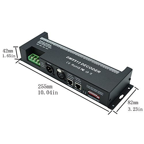 GetUSCart- DMX 512 LED Decoder Controller for RGB Tape Strip Light ...