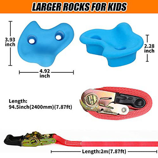 GetUSCart- Trsmima Ninja Tree Climbing Holds: 15 Rock Climbing Holds ...