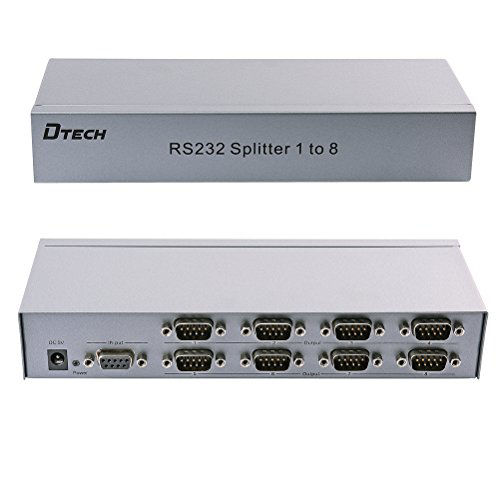 GetUSCart- DTECH Industrial 8 Port RS232 Serial Splitter Switch Box ...