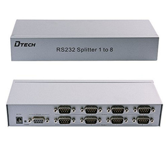 Getuscart Dtech Industrial 8 Port Rs232 Serial Splitter Switch Box