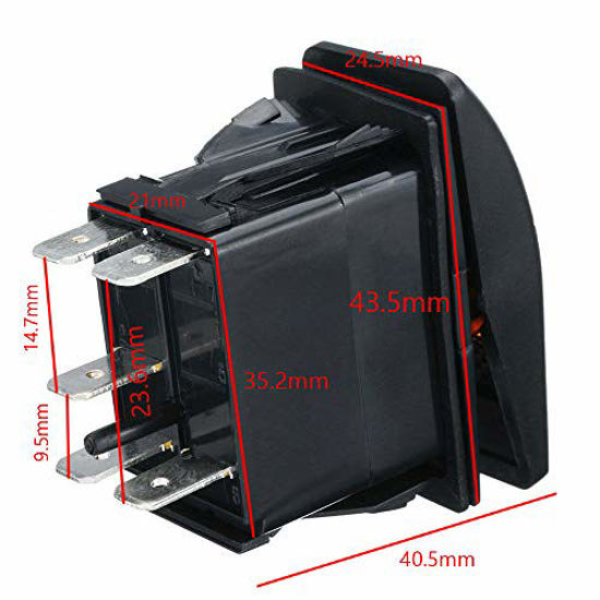 GetUSCart- ESUPPORT Car Bar 12v 20a Blue LED Horn Light Push Button ...