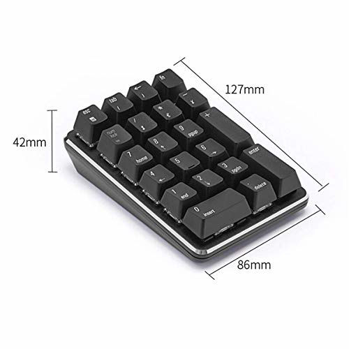 GetUSCart- 2.4G Wireless Mechanical Numeric Keypad GATERON Brown Switch ...