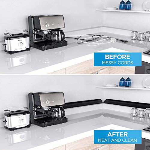 GetUSCart- Cable Management Yecaye 94in J Channel Cable Raceway - 6 ...