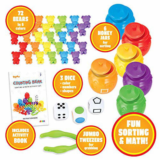 GetUSCart- Joyin Play-Act Counting Sorting Bears Toy Set with Matching ...