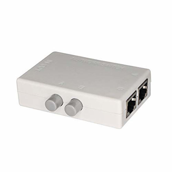 GetUSCart- SinLoon RJ45 Splitter Selector Switch, 2 Ports Network ...