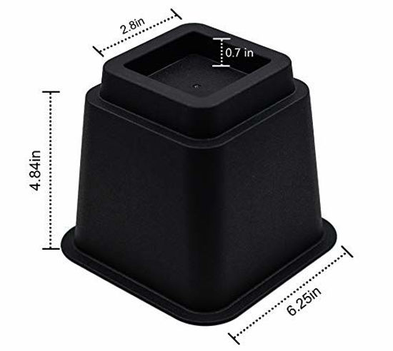 GetUSCart- Utopia Bedding Adjustable Bed Furniture Risers - Elevation ...