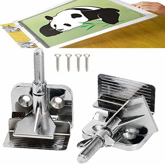 GetUSCart- 2PCS of Screen Printing Clamps Screen Frame Butterfly Hinge ...