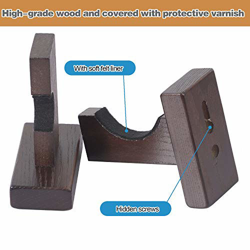 GetUSCart- ZOENHOU 4 PCS Baseball Bat Display Case Holder, Wall Mount ...