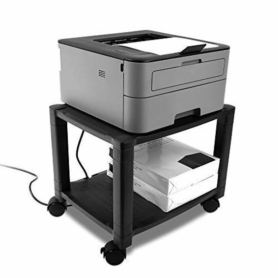GetUSCart- Circuit City PS2T 2 Shelf Wheeled Rolling Printer Cart ...