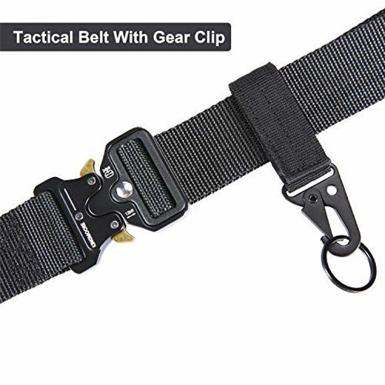 GetUSCart- KingMoore Men's Tactical Belt Heavy Duty Webbing Belt ...
