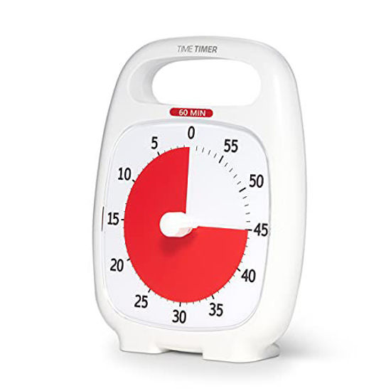 GetUSCart- Time Timer PLUS 60 Minute Desk Visual Timer - Countdown Timer with Portable Handle ...
